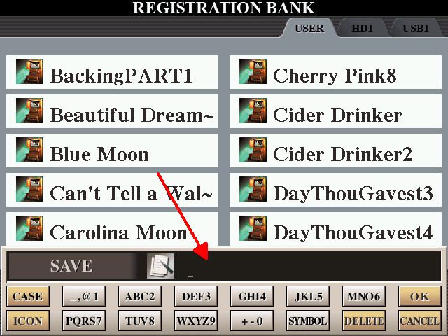 Creating a BLANK REGISTRATION BANK